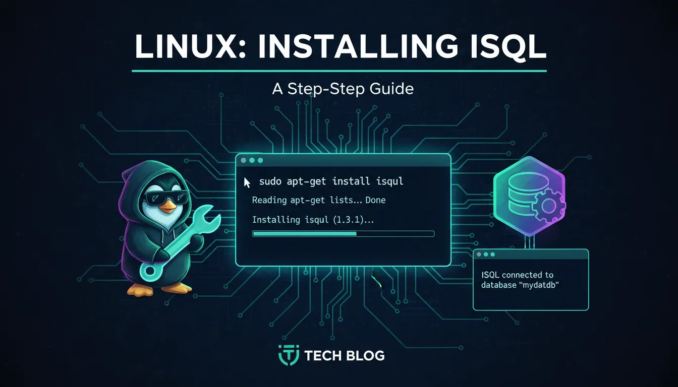 linux 如何安装isql