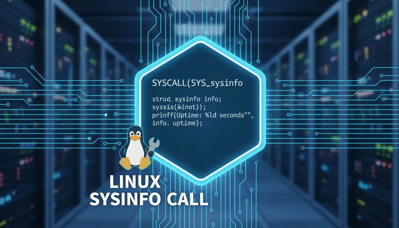 linux 如何调用sysinfo